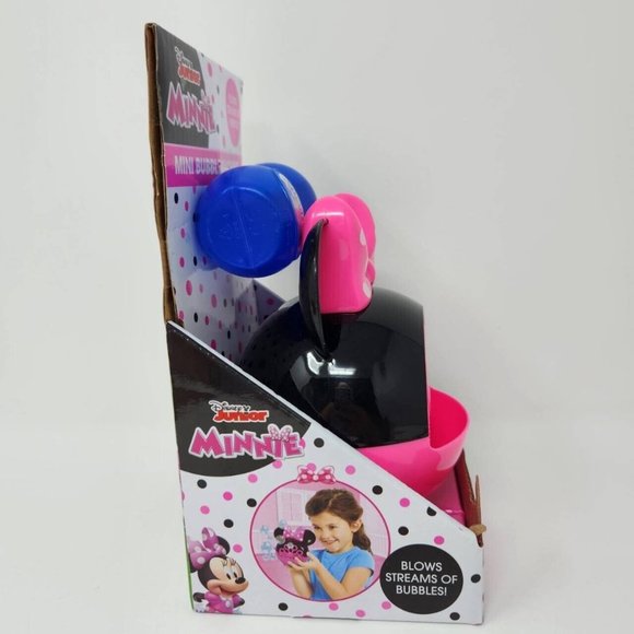 Disney | Toys | Disney Junior Minnie Mouse Bubble Machine Bubble Blower ...